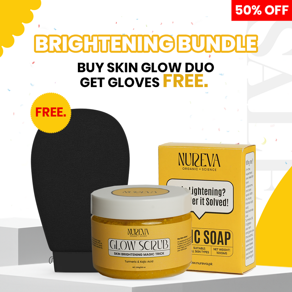 Kojic Skin Glow Duo With Free Gloves – Nureva
